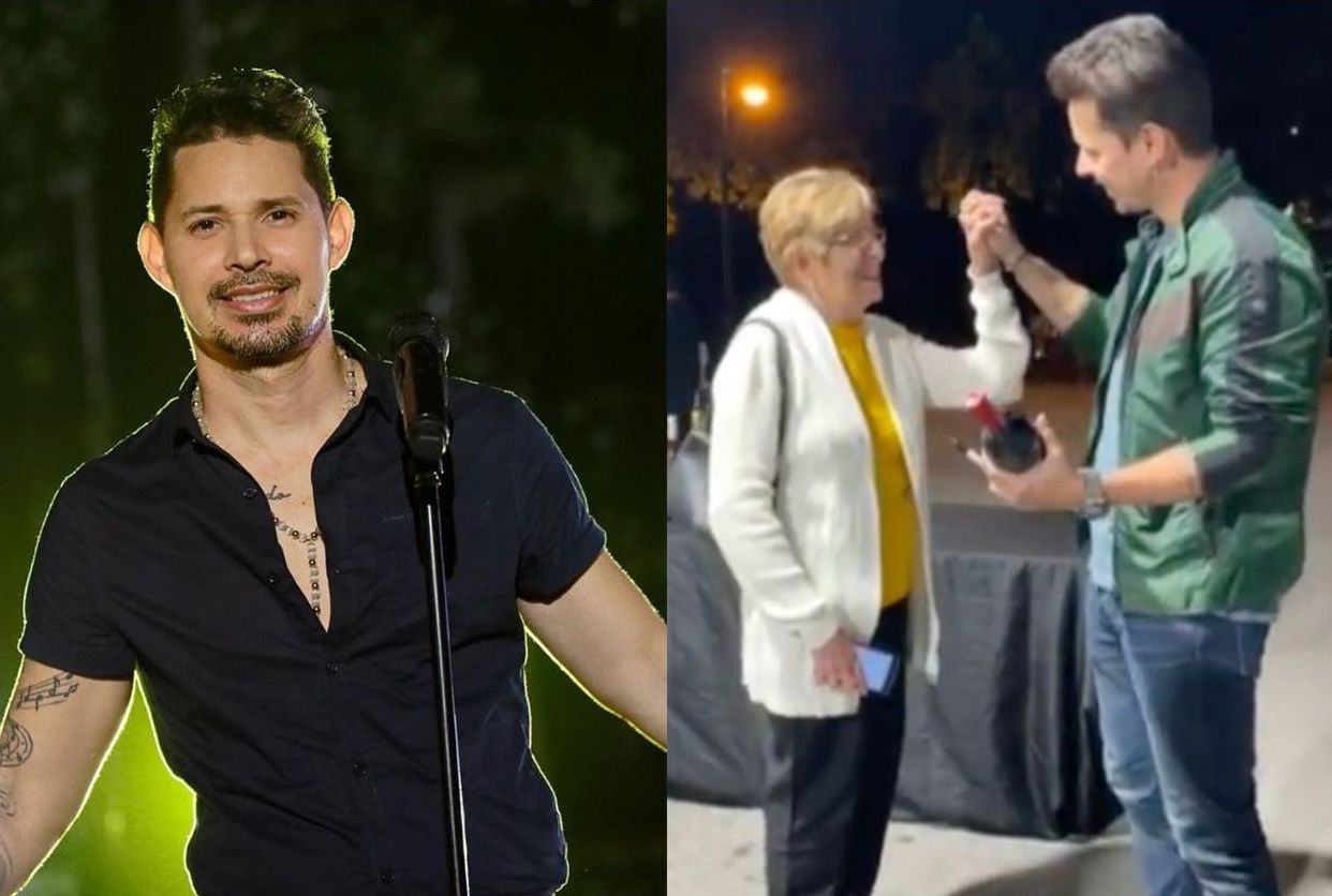 El emotivo encuentro de Leoni Torres con una fan suya