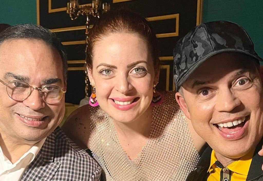 ¡Claudia y Alexis Valdés se van de fiesta con Gilberto Santa Rosa! - Cuballama Noticias