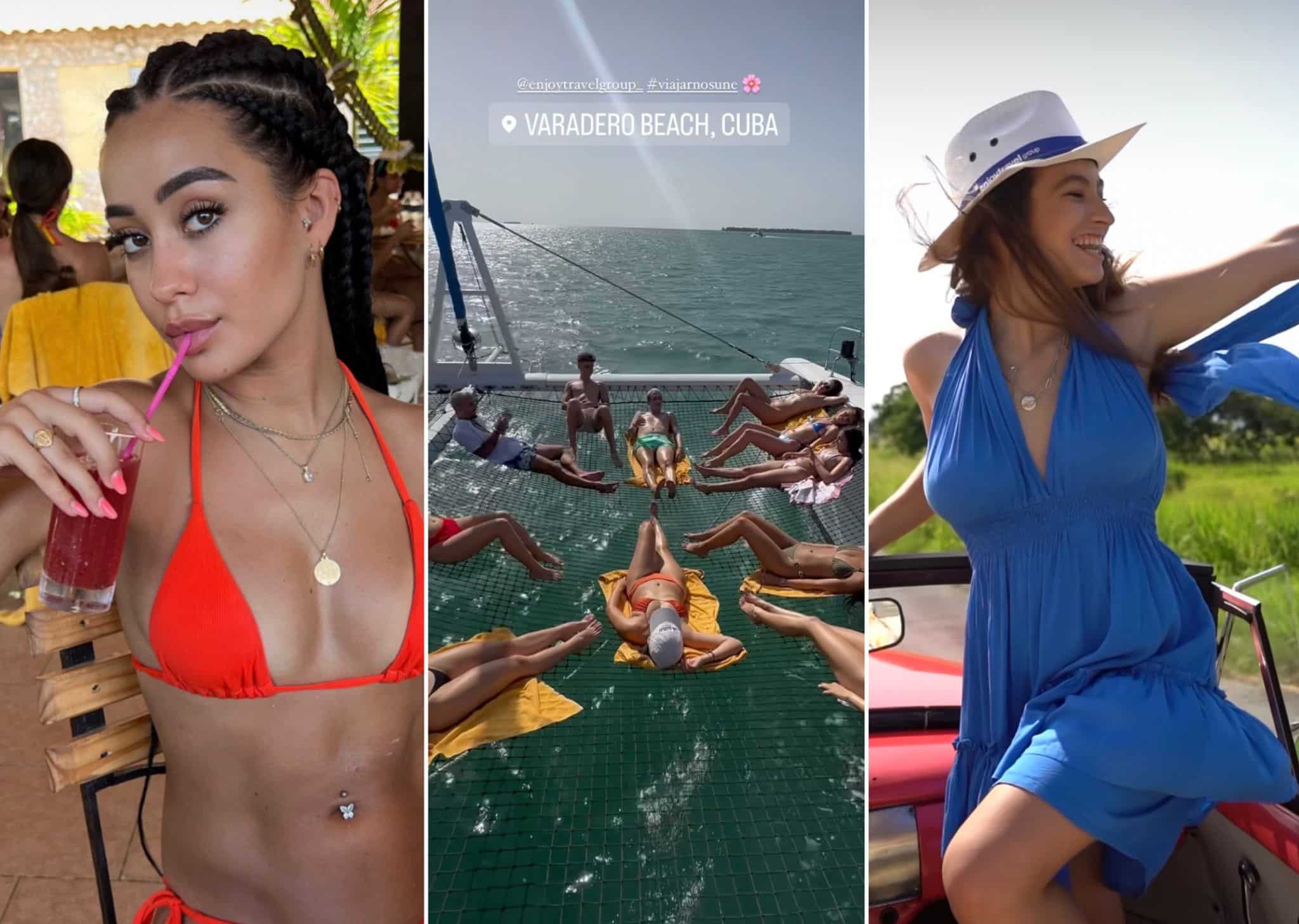 Cuba costeó lujosos viajes de influencers españoles La Rivers y Carlota Boza - Cuballama Noticias