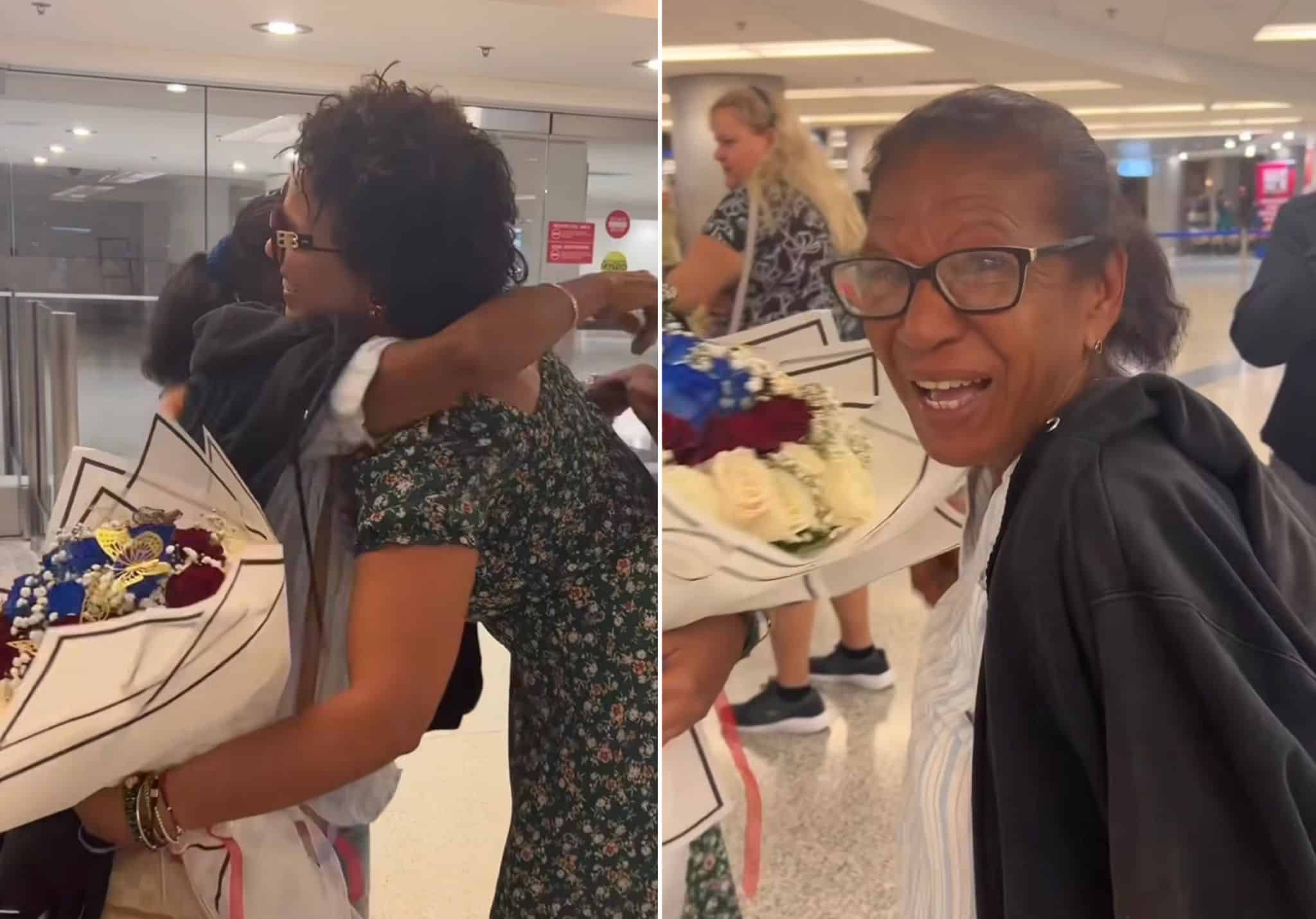 Cuqui la Mora recibe a su mamá en Miami: “Apaguen la vela que llegó mi ...