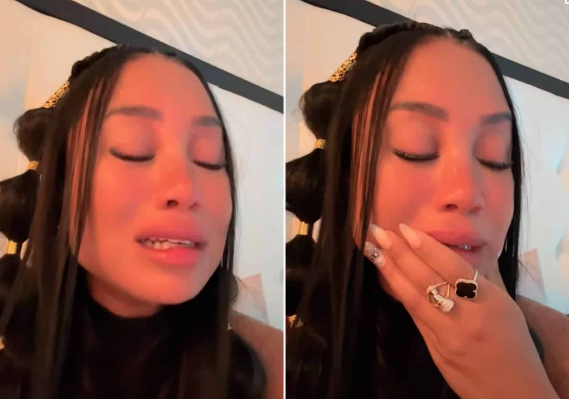 Influencer cubana La Damosky ahogada en llanto al recibir un audio de ...