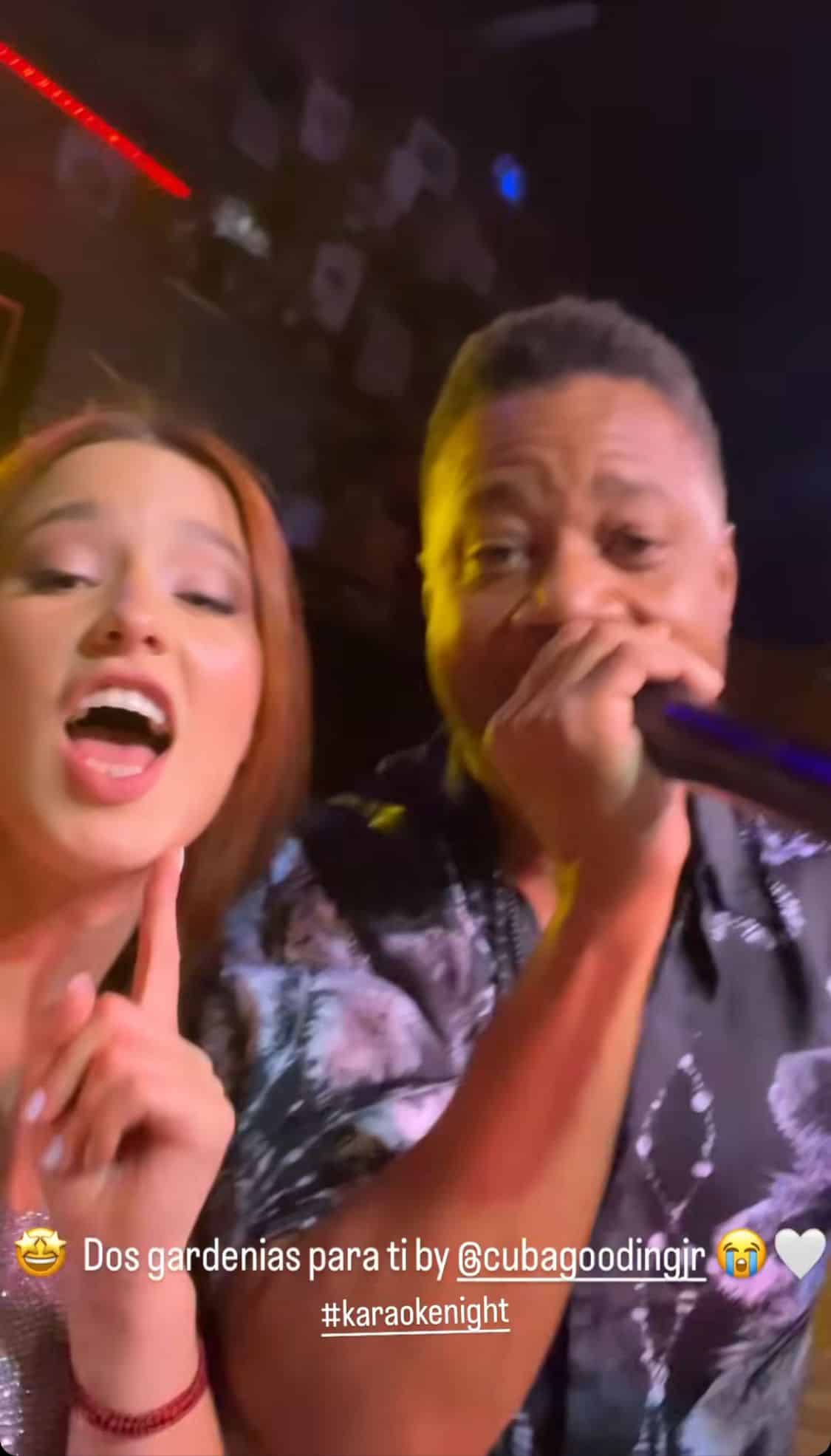 Actor Cuba Gooding Jr. canta en español junto a Paula Massola ...