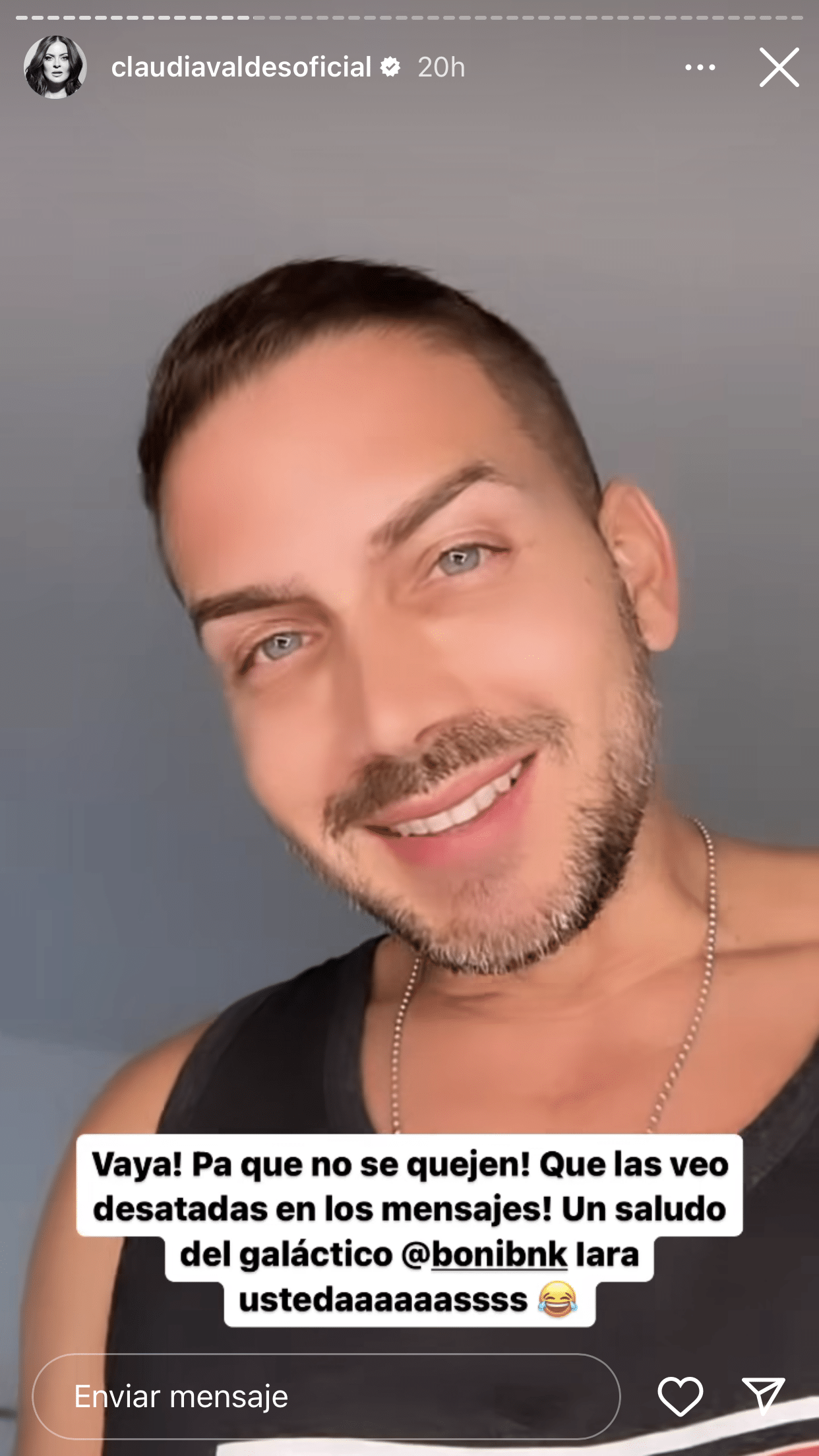 ¡El Boni regresa a la actuación! Y esta vez, junto a Claudia Valdés ...