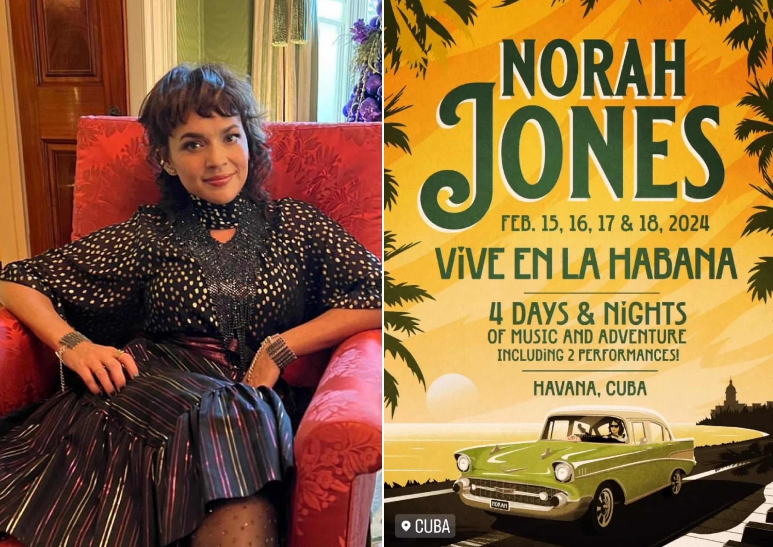 La icónica cantante Norah Jones anuncia conciertos en Cuba - Cuballama ...