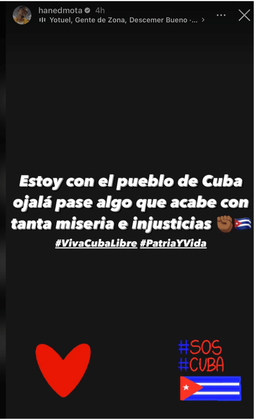 Hijo de Haila María Mompié dice que está con el pueblo cubano ...