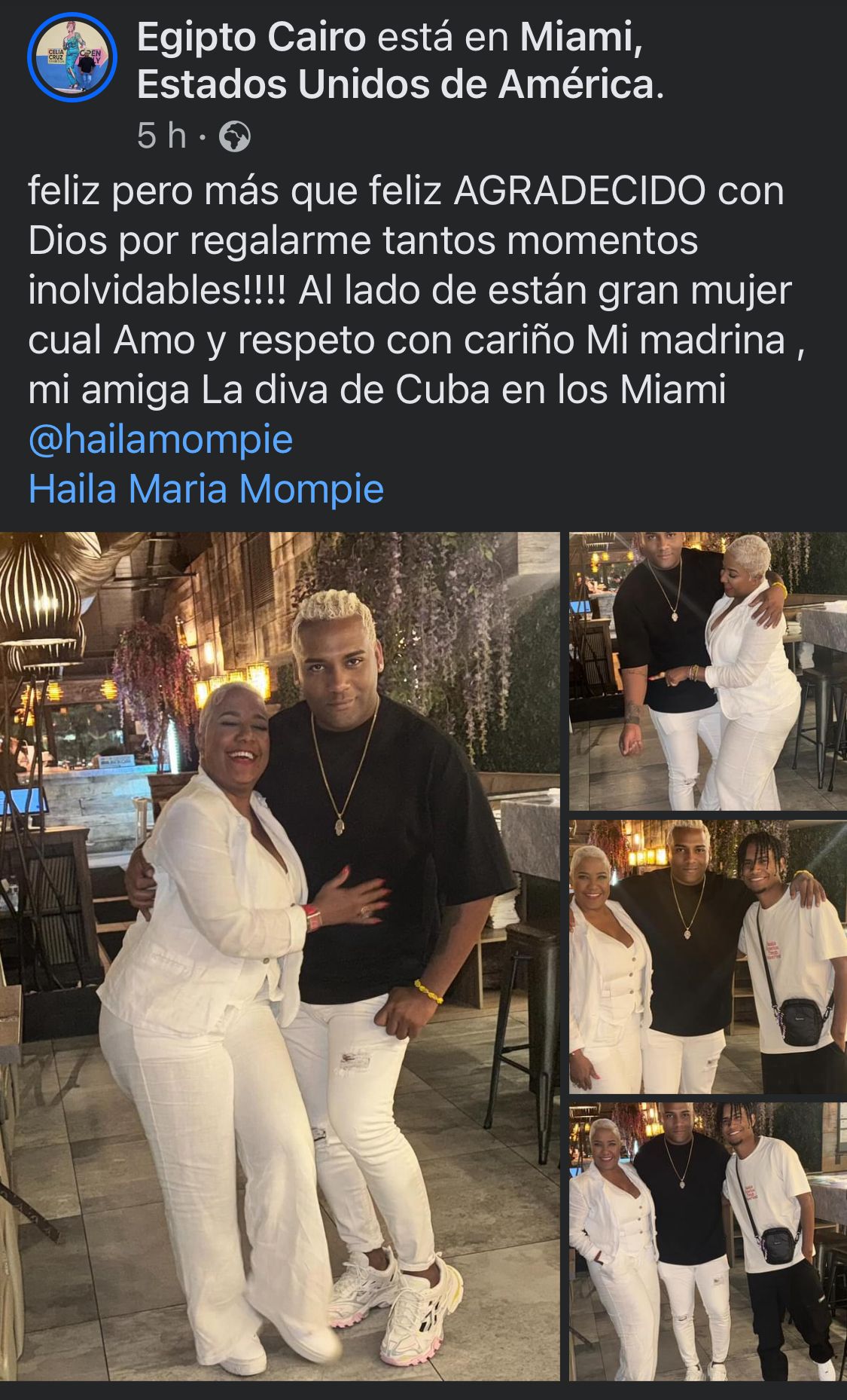 Haila viaja a Miami para reencontrarse con su hijo Haned Mota ...
