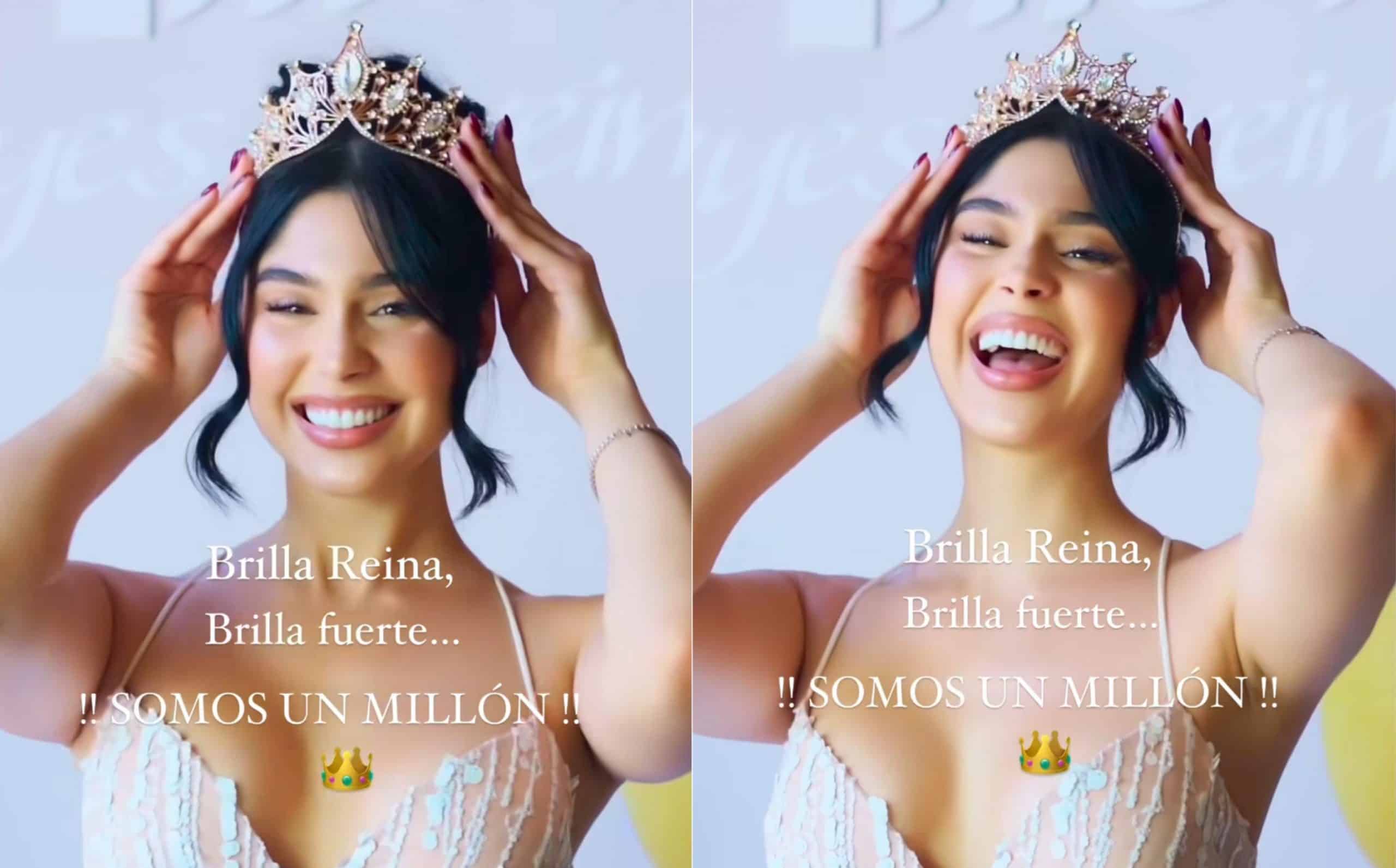 Daniela Reyes llega al millón de seguidores: “Es más de lo que imaginé” - Cuballama Noticias