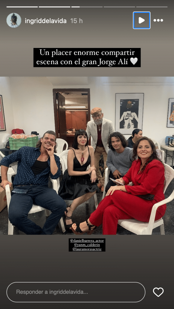 Joven actriz cubana Ingrid Lobaina emocionada de trabajar con Jorge Alí ...