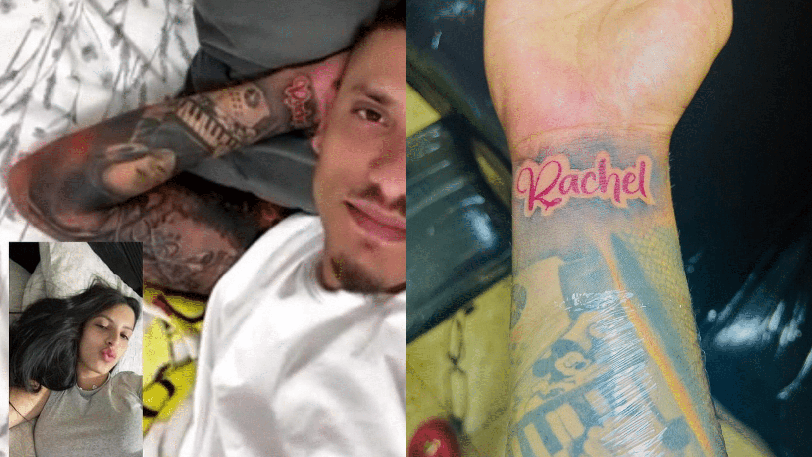 “Para toda la vida”, Bebeshito se tatúa el nombre de Rachel Arderi ...