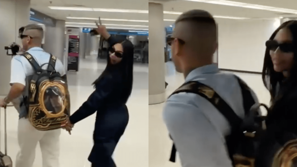 Alex Duvall llega a Miami y lo recibe su prometida - Cuballama Noticias