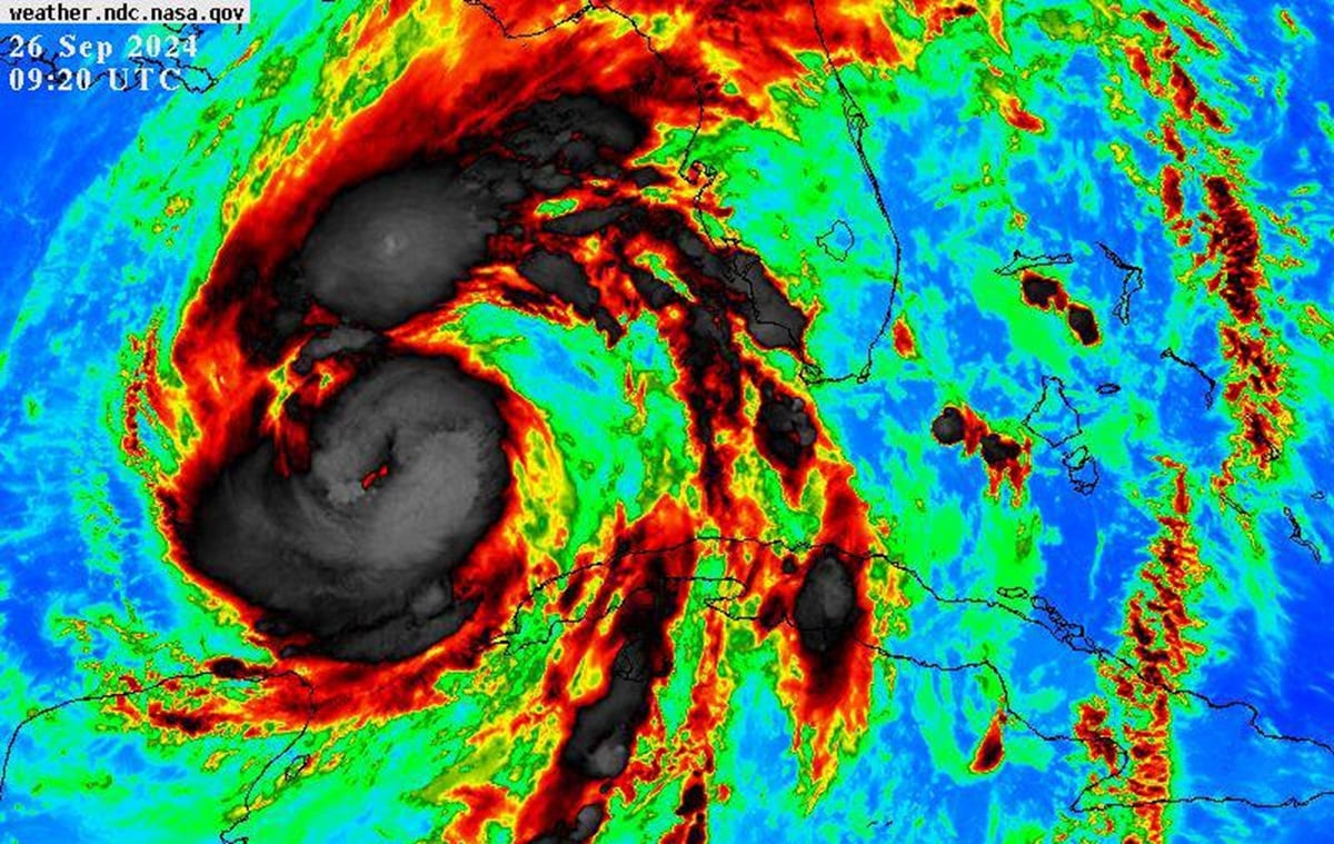 Huracán Helene Cat. 3 tocará tierra en la Florida este jueves en horas ...