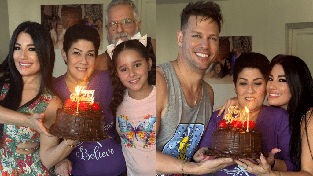 Heydy González celebra el primer cumpleaños de su mamá en Estados ...