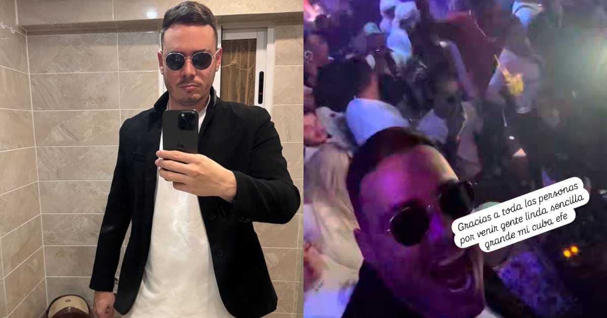 Sandro Castro agradece a la gente “sencilla” que fue a su fiesta de ...