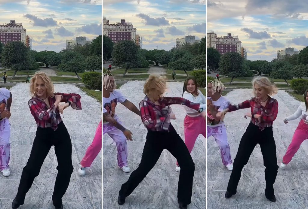 Rebeca Martínez sorprende bailando “Tacto que llegó el reparto” en las ...