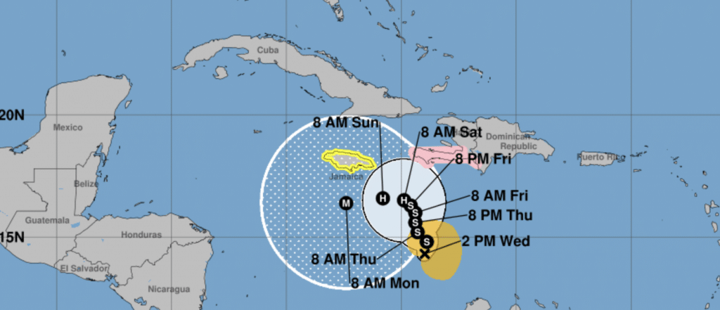 Trayectoria de tormenta tropical Melissa eleva riesgo para Cuba - Cuballama Noticias