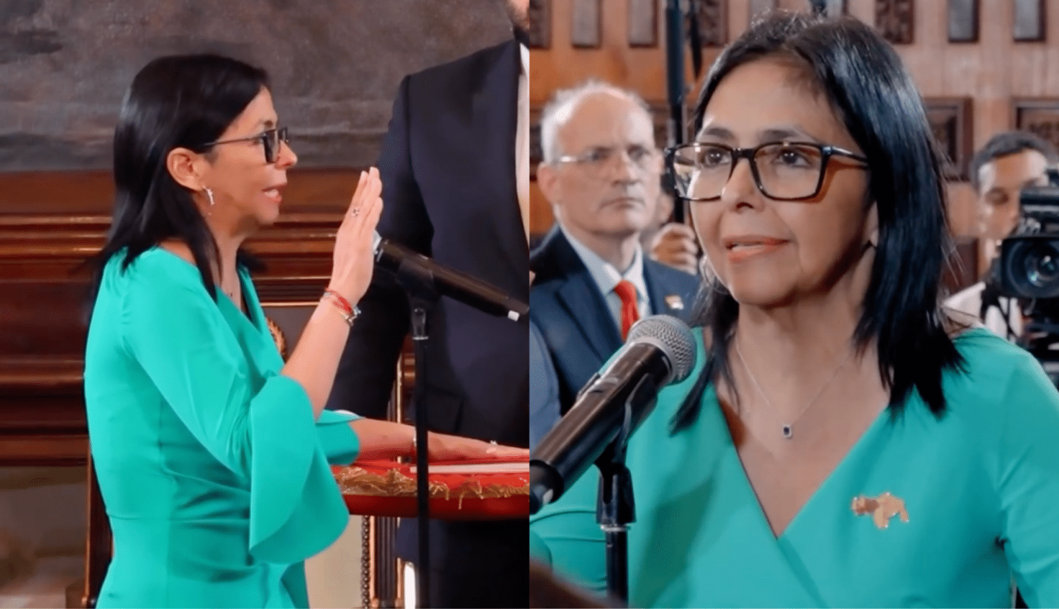 Delcy Rodríguez cambia el tono con EE.UU. mientras Washington habla de ...