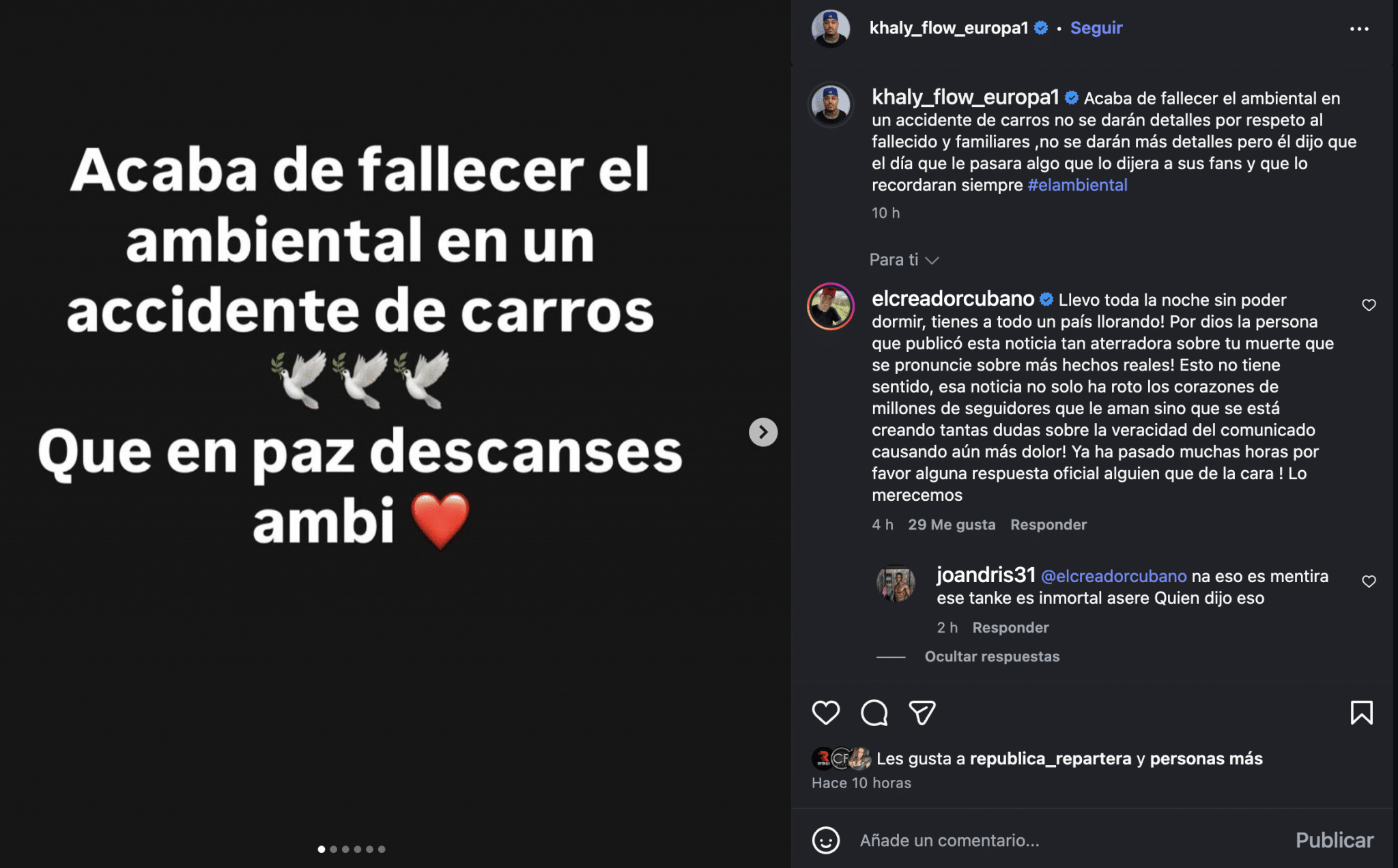 Preocupación por presunto fallecimiento del influencer cubano Khaly ...